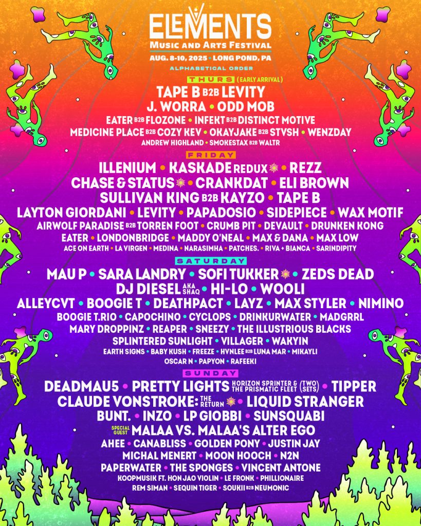 PREVIEW OF ELEMENTS MUSIC & ARTS FESTIVAL 2025! – Vanguard Online